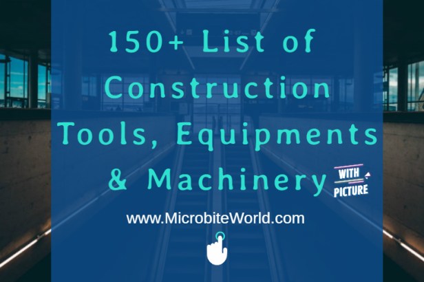 150+ List of Construction Tools, Equipment & Machinery with Pictures ...